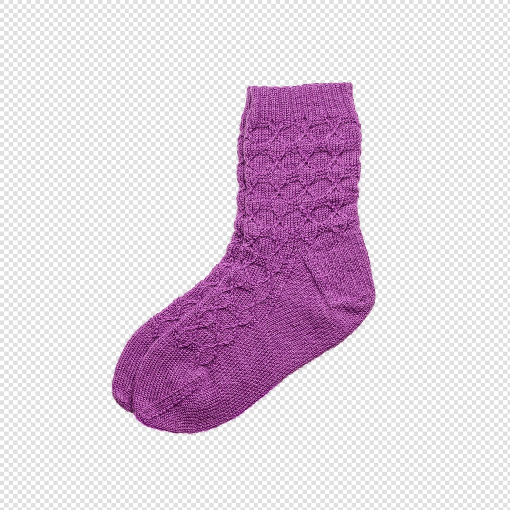 Clean isolated psd image of wool socks on transparent background with ...